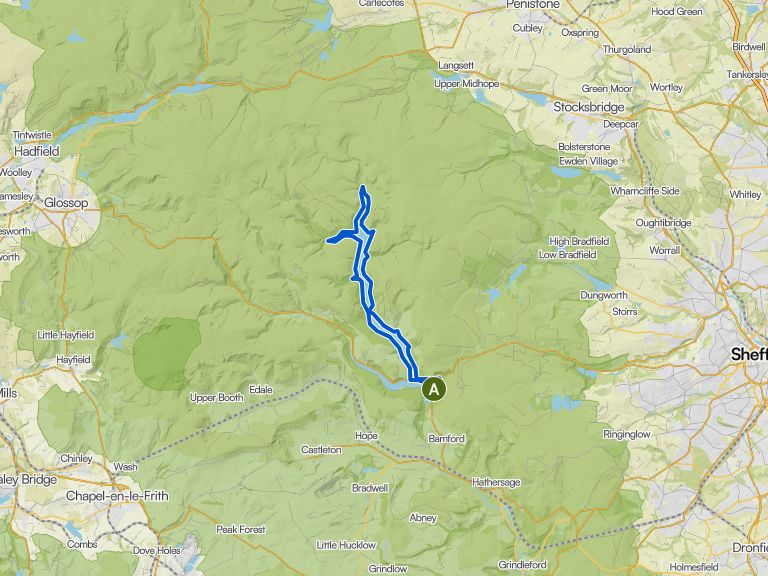 Ladybower northern arm, Derwent and Howden Reservoirs loop — Peak ...